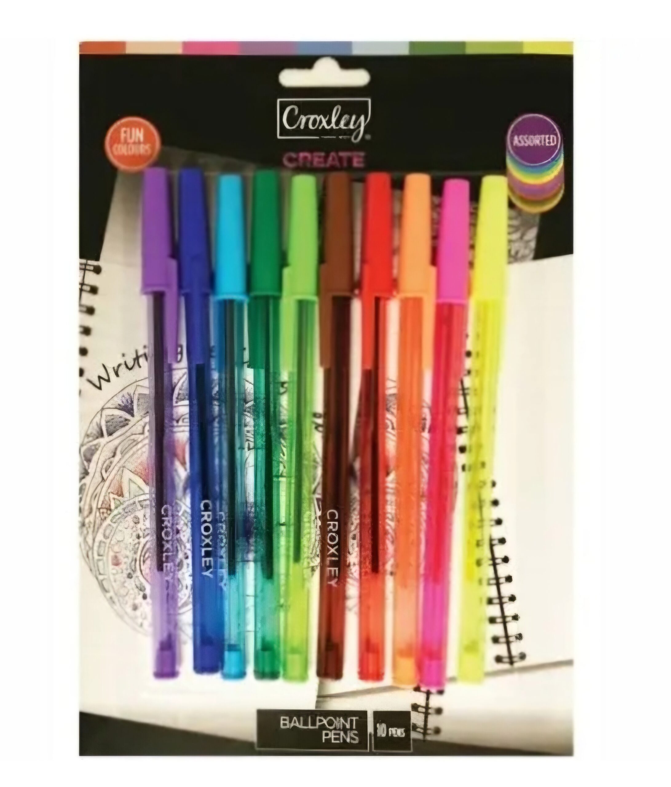 Coloured ballpoint Pens 10s – Croxley | Ask the Moms